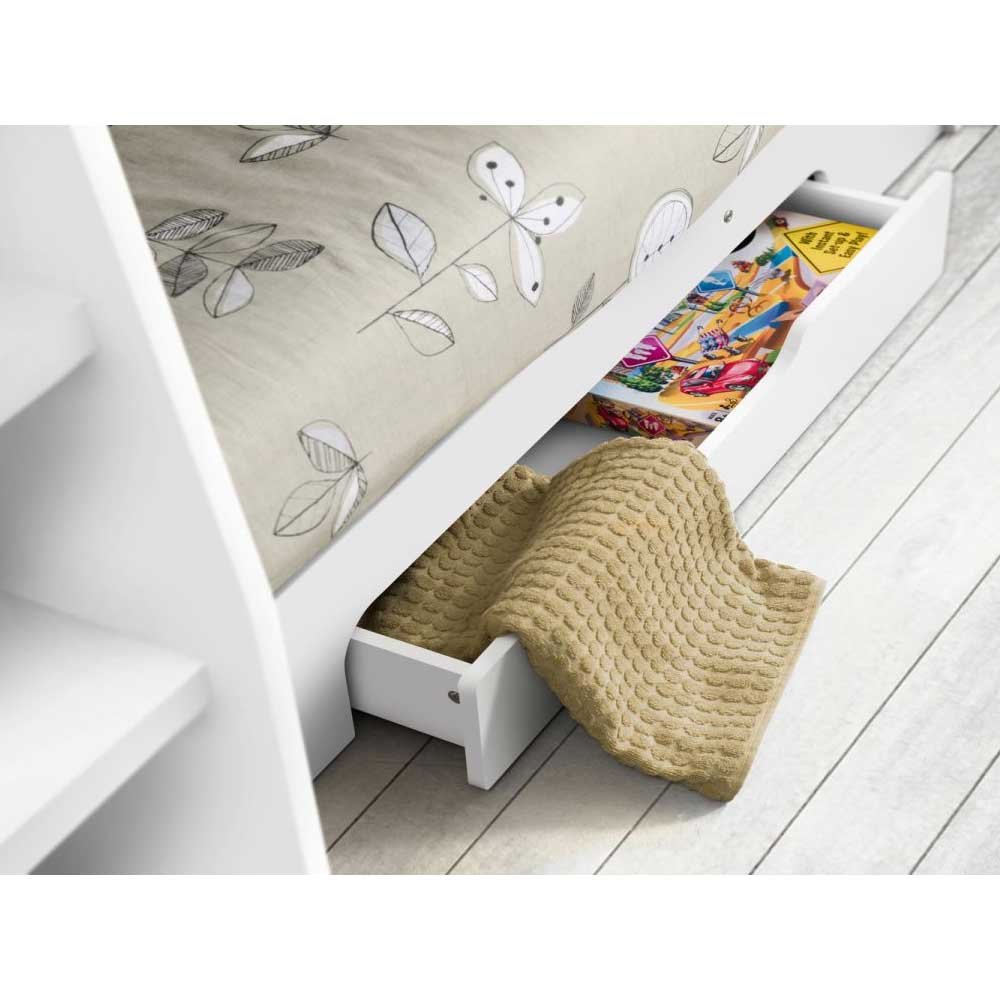 Pure White Bunk Bed - Zeus