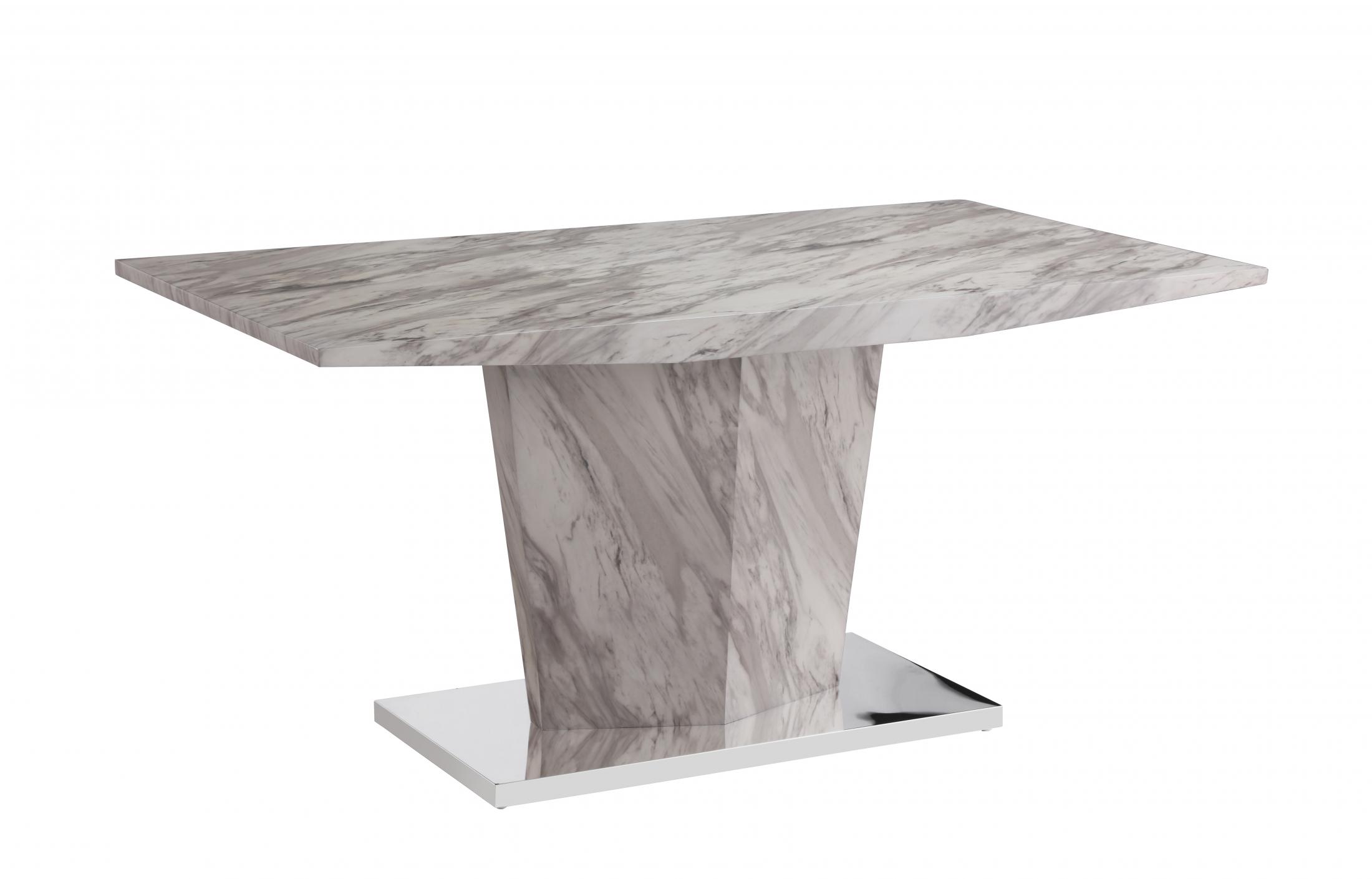 Roma marble effect dining Table