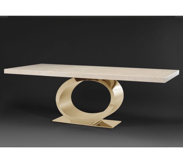 Eye Marble Dining Table by Stone International