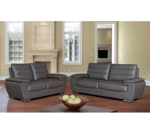 Rosa Italian Leather Sofa Collection